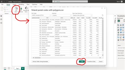 Shape Map Visualization Of Finland S Postal Codes In Power BI Desktop Datatori