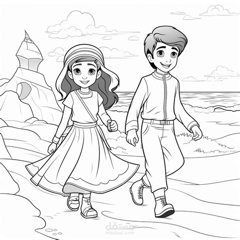 كتاب تلوين للاطفال مستقل