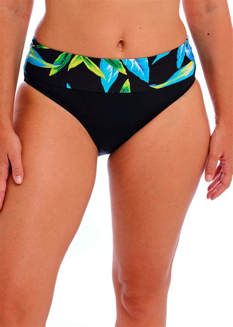 Talm Beach Black Fold Bikini Brief From Fantasie