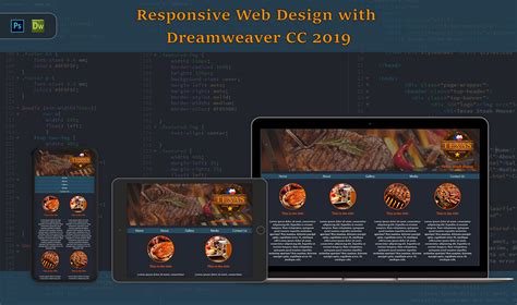 Responsive Web Design With Dreamweaver Cc 2019 Behance