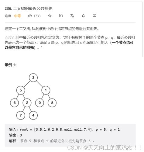 Leetcode236 二叉树的最近公共祖先java递归236 二叉树的最近公共祖先 Java Csdn博客