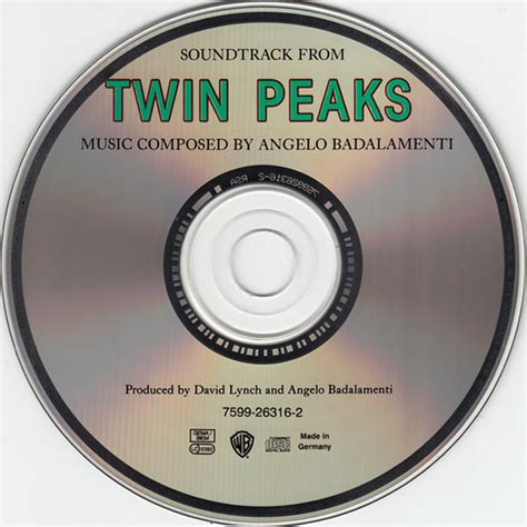 Angelo Badalamenti Music From Twin Peaks Cd Deform Müzik
