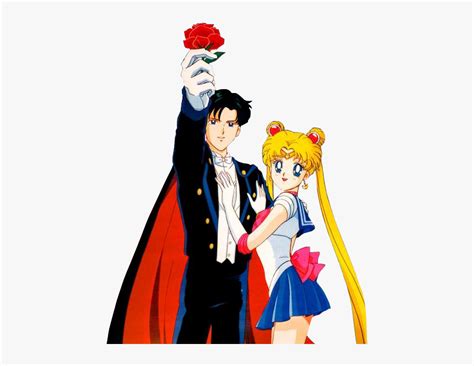 Sailor Moon And Tuxedo Mask Image Anime Sailor Moon Tuxedo Mask Hd Png Download Transparent