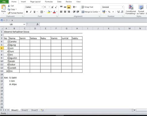 Cara Mudah Membuat Garis Border Di Excel