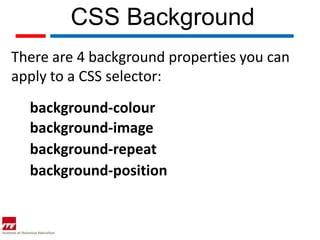 Web Topic Basic Css Layout PPT