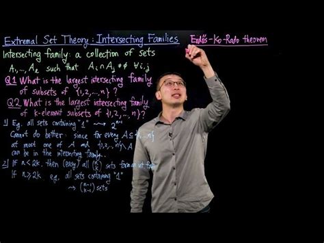 Free Video Extremal Set Theory Intersecting Families And The Erdős