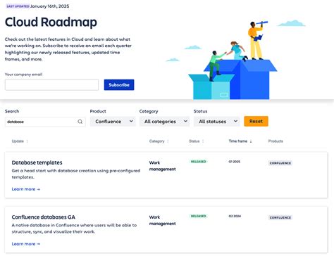 New Database Templates In Confluence