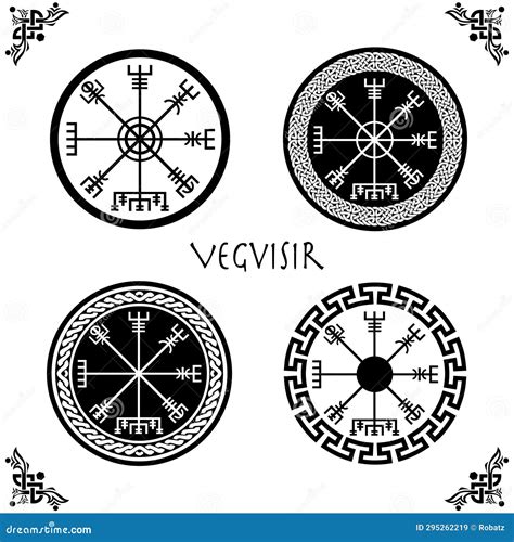 FUTHARK Runic Alphabet And Its Russian Interpretation Vector