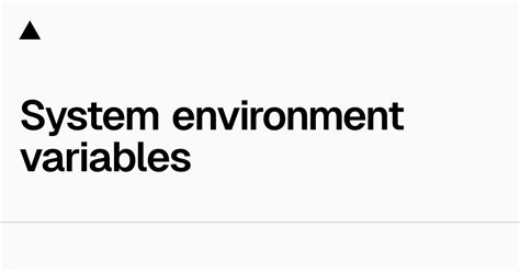 Create A Websiteurl Env Variable For All Environments Discussions Vercel Community