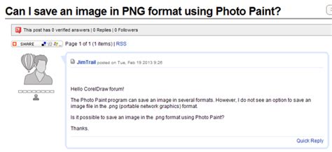 Can I Save An Image In PNG Format Using Photo Paint Corel PHOTO PAINT X CorelDRAW Graphics