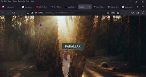 Ayan Ali Khan On Linkedin Parallax Effect Project With Vanilla Html Css Javascript Using Css