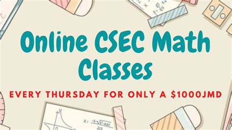 Affordable Online Csec Math Classes Youtube Affordable Online Csec Math Classes Youtube