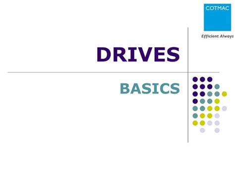 Variable Frequency Drives Pptx