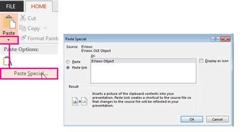 Eviews Object Linking And Embedding Ole