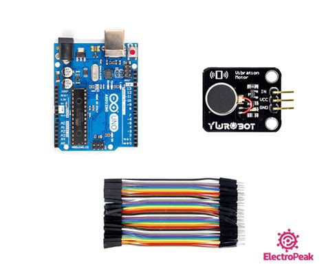 Interfacing Ywrobot Vibration Motor Module With Arduino Electropeak