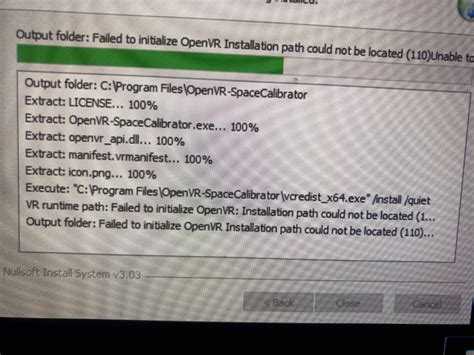 I Cant Install OpenVR SpaceCalibrator Issue Pushrax OpenVR SpaceCalibrator GitHub