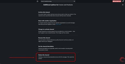 How To Archive Deactivate Or Delete A Slack Channel