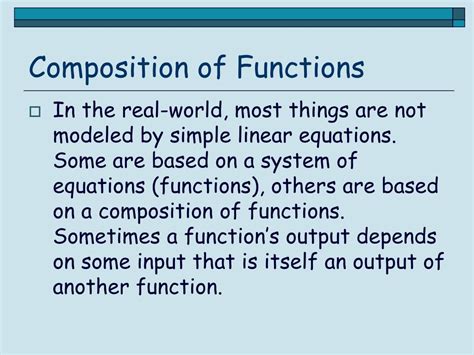 PPT UNIT I FUNCTIONS Combinations Compositions 1 5 PowerPoint Presentation ID 3071977
