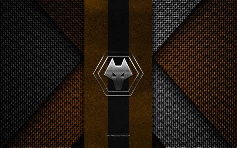 다운로드 울버햄튼 원더러스 Fc 프리미어 리그 옐로우 블랙 니트 질감 울버햄튼 원더러스 Fc 로고 잉글랜드 축구 클럽 울버햄튼 원더러스 Fc 엠블럼 축구