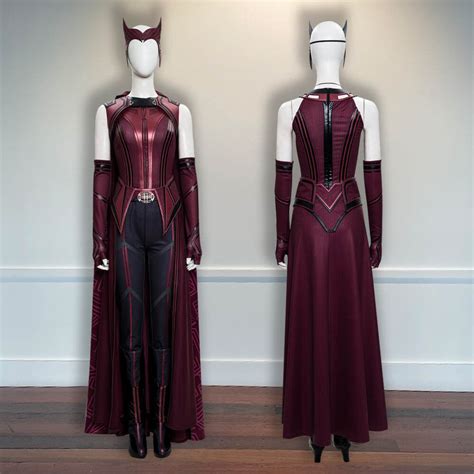 Outfit Wanda Maximoff Halloween Outfit Scarlet Witch Wander Vision Cos