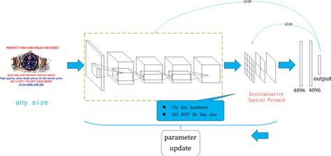 The Network Structure Of Weighted Discriminative Spatial Pyramid