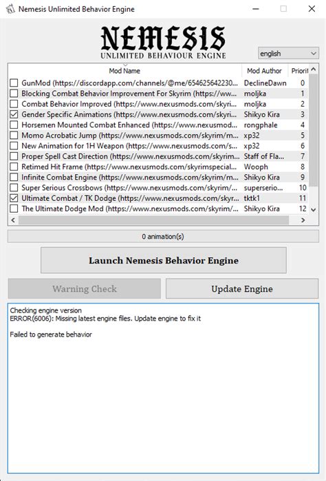 Error 6006 · Issue 697 · Shikyokira Project New Reign Nemesis Main · Github