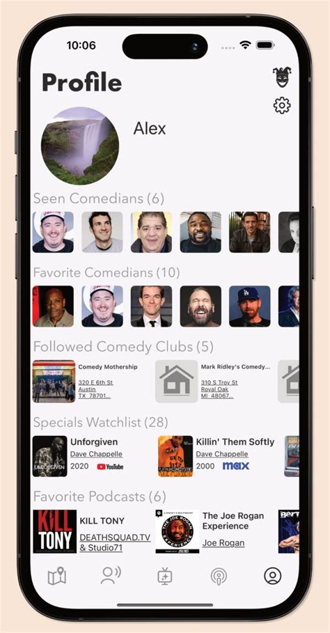 Jester Stand Up Comedy App And Database Find Comedians And Specials