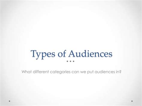 Active And Passive Audience Theories Pptx