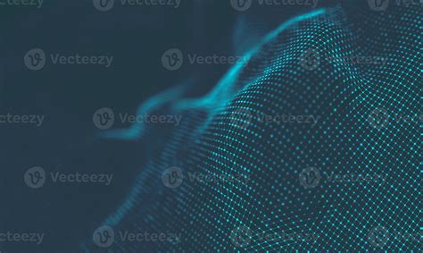 Abstract Music Background Big Data Particle Flow Visualisation Science Infographic Futuristic