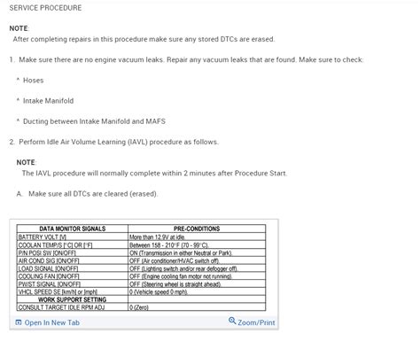 AT Check Light After Code P ISC
