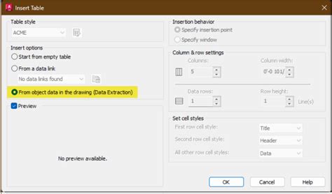 Autocad Tutorial Tables And Data Extraction