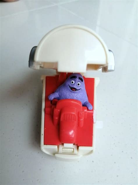 1990s Grimace In Mcdonald Cup Styled Rev Up Racing Car Mcdonaldland