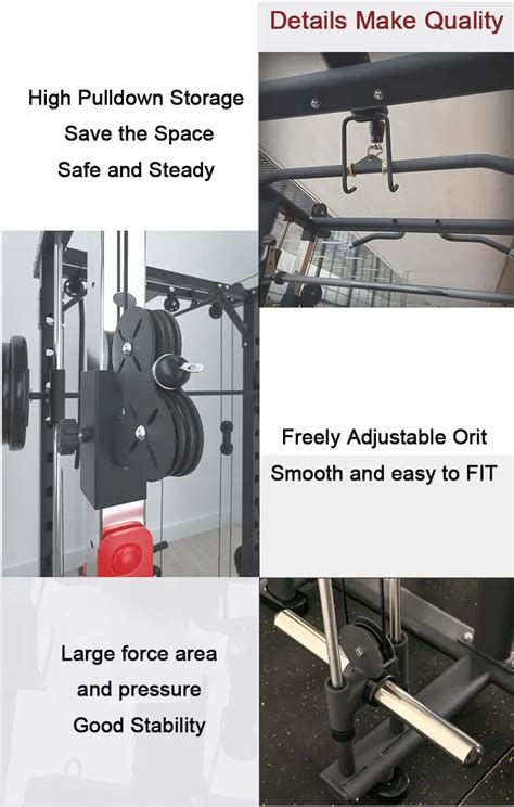 Seated Rowing Pull Down Machine Gym Equipment Lat Pulldown High And Low