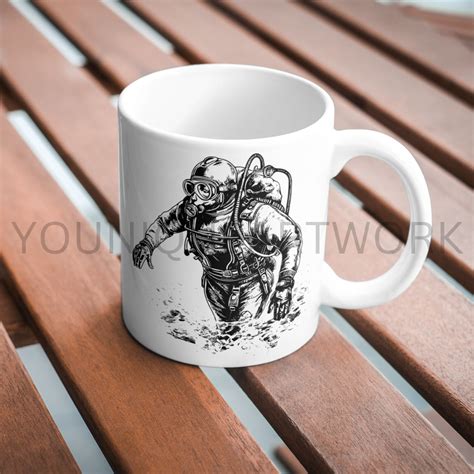 Scuba Diving Svg Bundle Png Scuba Diver Clipart Hand Drawn Etsy