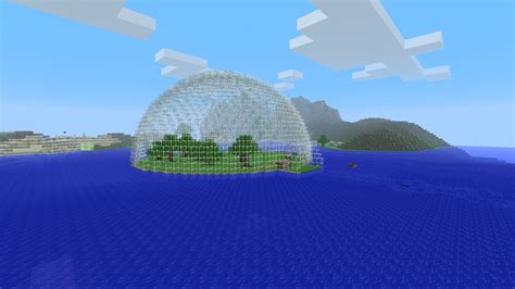 Glass Dome Rgoldenageminecraft