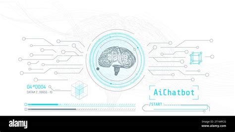 Hologram of digital brain with artificial intelligence, neural network concept Stock Vector ...