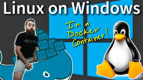 Run Linux On Windows Docker Containers YouTube
