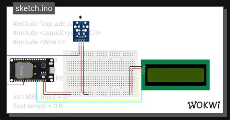 Lcd Temp Wokwi Esp32 Stm32 Arduino Simulator