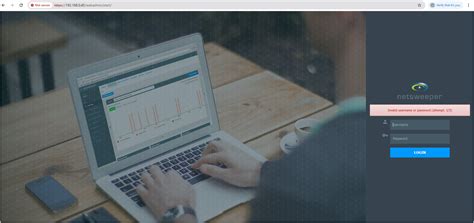 troubleshooting invalid username or password errors when logging in to