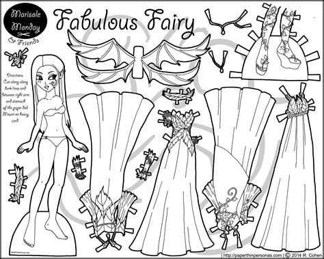 Fairy Paper Dolls Printable Free Printable Sight Words List