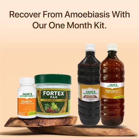 Amoebiasis Recovery Kit Jains Cow Urine Therapy