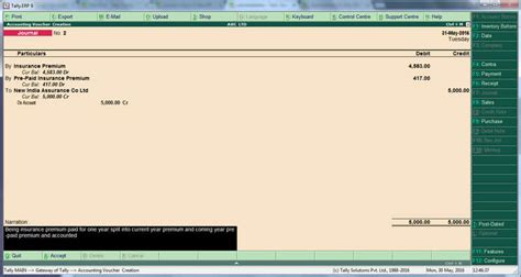 Journal voucher entry in tally with examples - Startupopinions