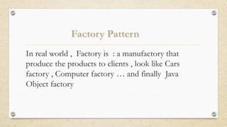 Design Pattern Factory Method PPT