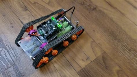 RC Arduino Tank Project Chassis Test Full Speed Ahead YouTube