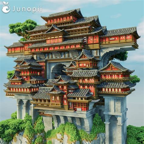 Get More From Junopii On Patreon Minecraft Houses Minecraft Castle Minecraft Japanese House