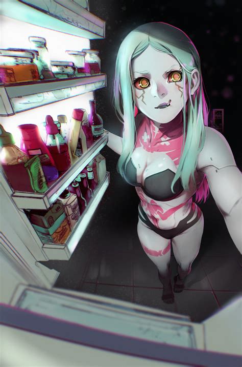 Rebecca Cyberpunk And More Drawn By Ifragmentix Danbooru