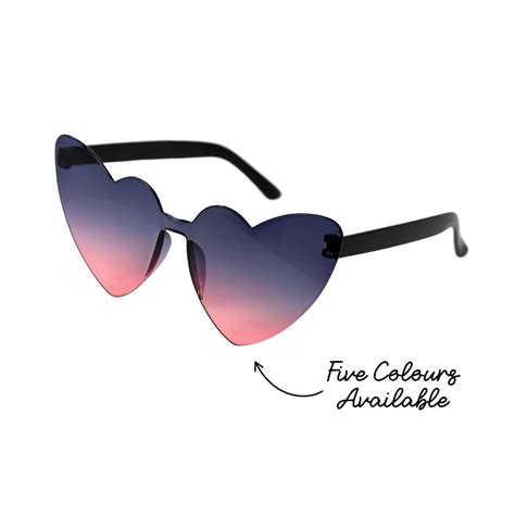 Ombre Heart Sunglasses £099 50 In Stock Last Night Of Freedom