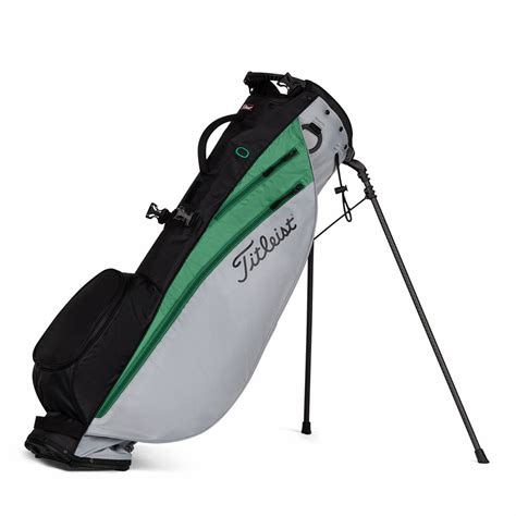 New Titleist Players 4 Carbon Stand Golf Bag Grey Green Black Stand