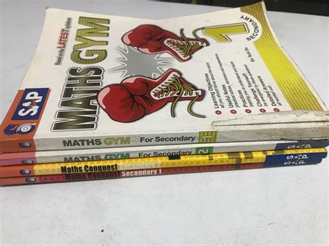 Sap Maths Gyms 1 2 Sap Maths Conquest 1 2 Hobbies And Toys Books And Magazines Textbooks On