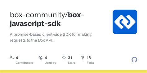 GitHub Box Community Box Javascript Sdk A Promise Based Client Side SDK For Making Requests